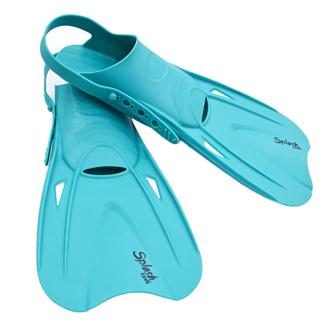 Cove Snorkeling Fins Open Heel Adjustable Bright Coloured Splash Fin ...