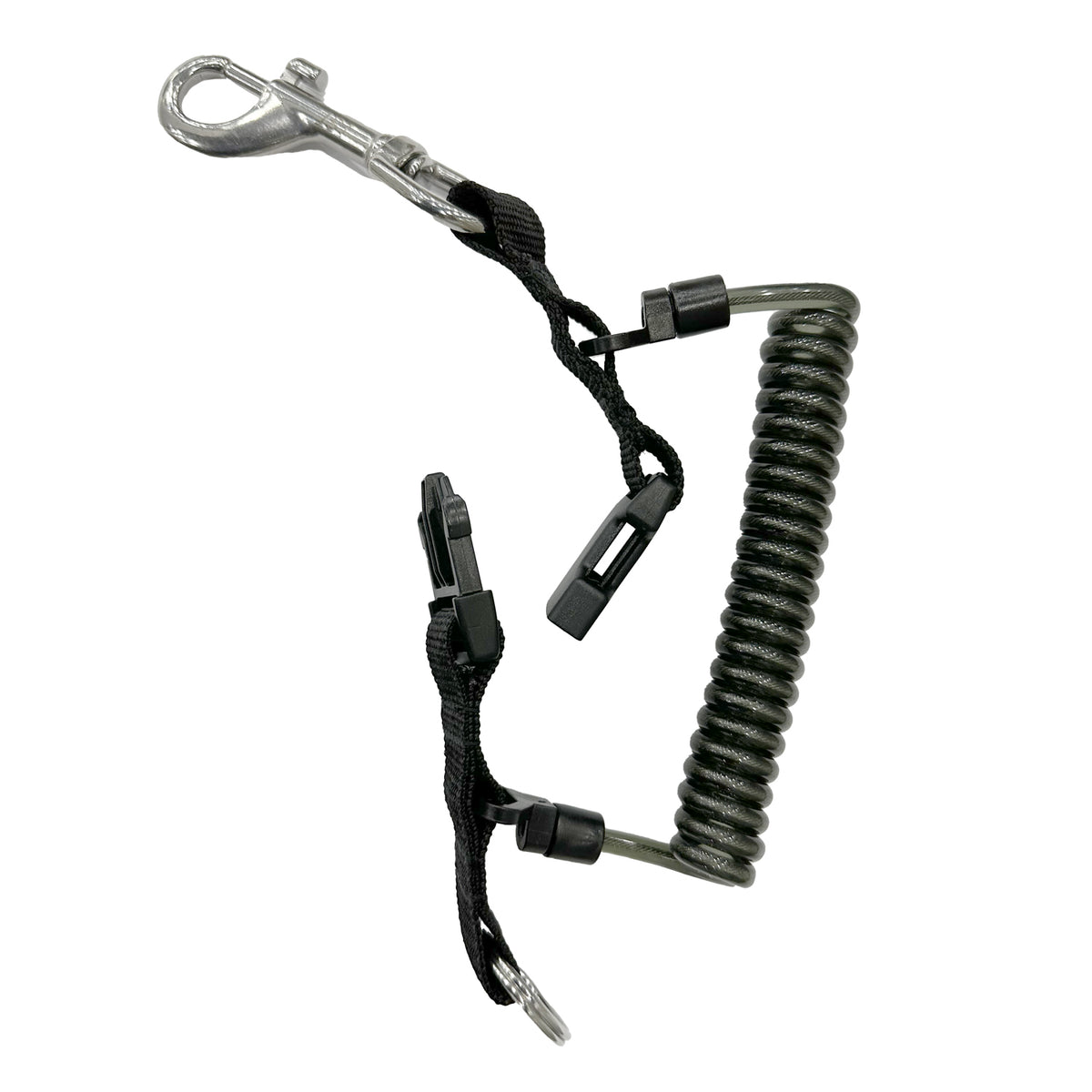 IST Proline Stainless Steel Wire Coil Lanyard With Q/R Buckle ...